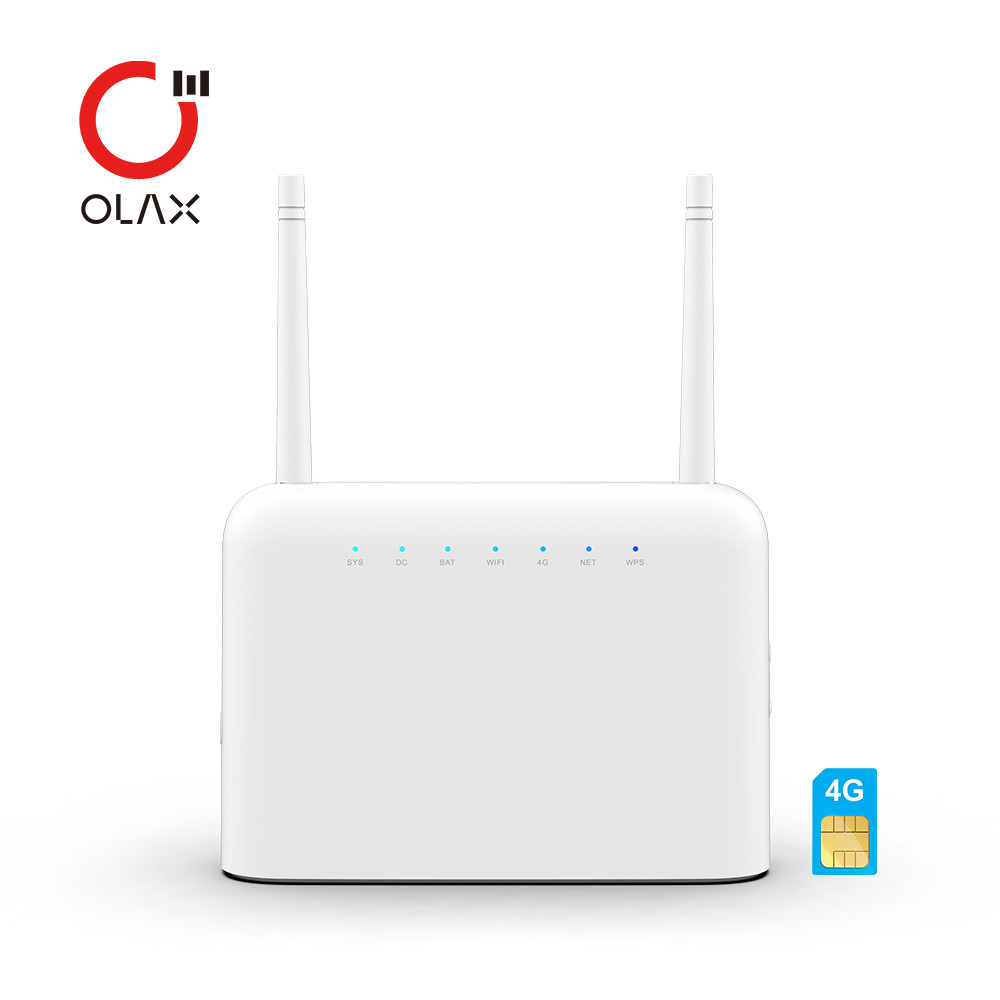 Olax Ax7 프로 Cpe 와이파이 라우터 5000 Mah 4g Rj45 공항은 무선 모뎀 라우터를 열었습니다